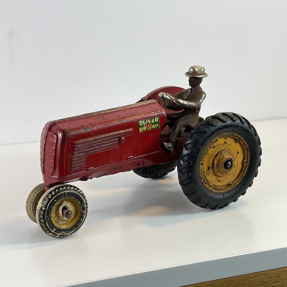 ANTIQUE 1930s ARCADE CAST IRON TOY OLIVER 70 ROW CROP FARM TRACTOR 30s ...