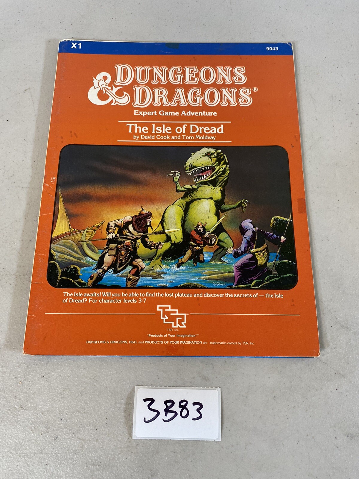 D&D Dungeons & Dragons expert game adventure The Isle of Dread 9043 ...