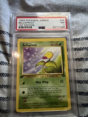 Pokémon Bellsprout Jungle 49/64 Regular 1st Edition Common Psa7 | eBay