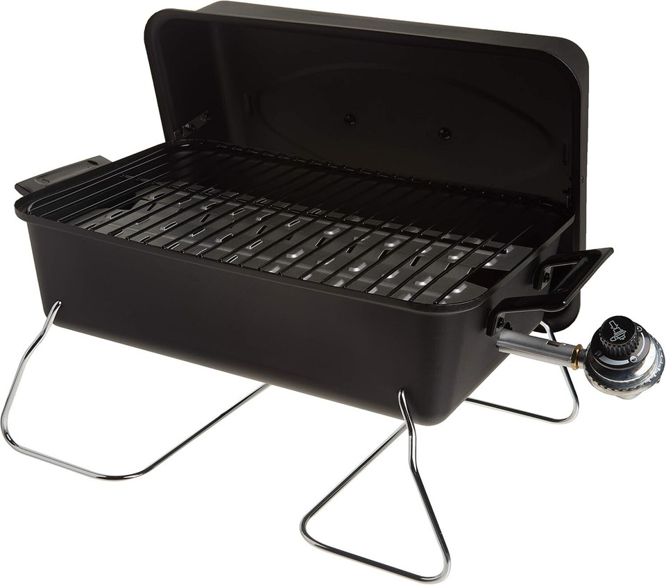 Char-Broil 1-Burner Portable Stainless Steel Propane Gas Grill ...