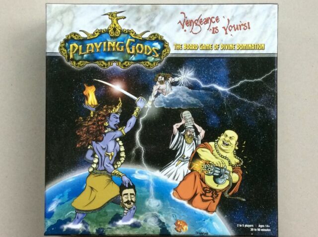 Playing Gods The Board Game of Divine Domination Age 14 Fantasy 2008 ...