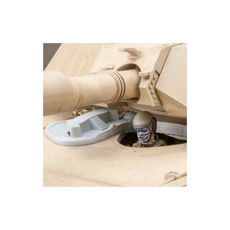 1:16 Scale US M1A2 Abrams RC Tank Female Driver With Hatch Unpainted | eBay