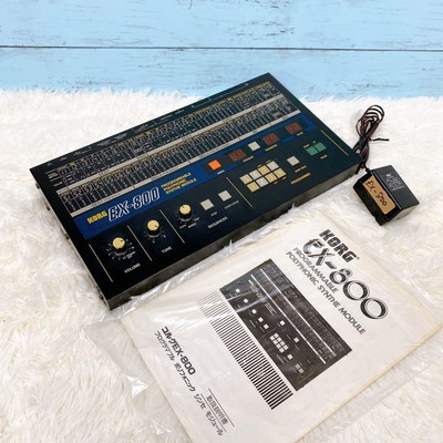 Korg EX-800 Programmable Polyphonic Synthesizer Vintage Rare w/Adapter ...