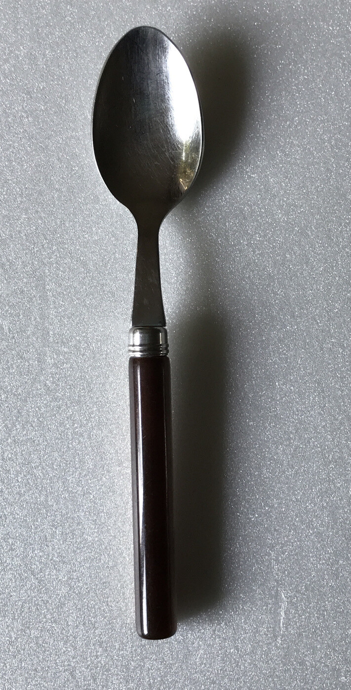 Sabre 18-10 Spoon 6-1/4” With Brown Pearlized Handle | eBay