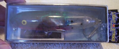 VINTAGE LIGHT N STRIKE STROBE LURE 11/28/22 4.25" BOX RAINBOW TROUT FSS ...