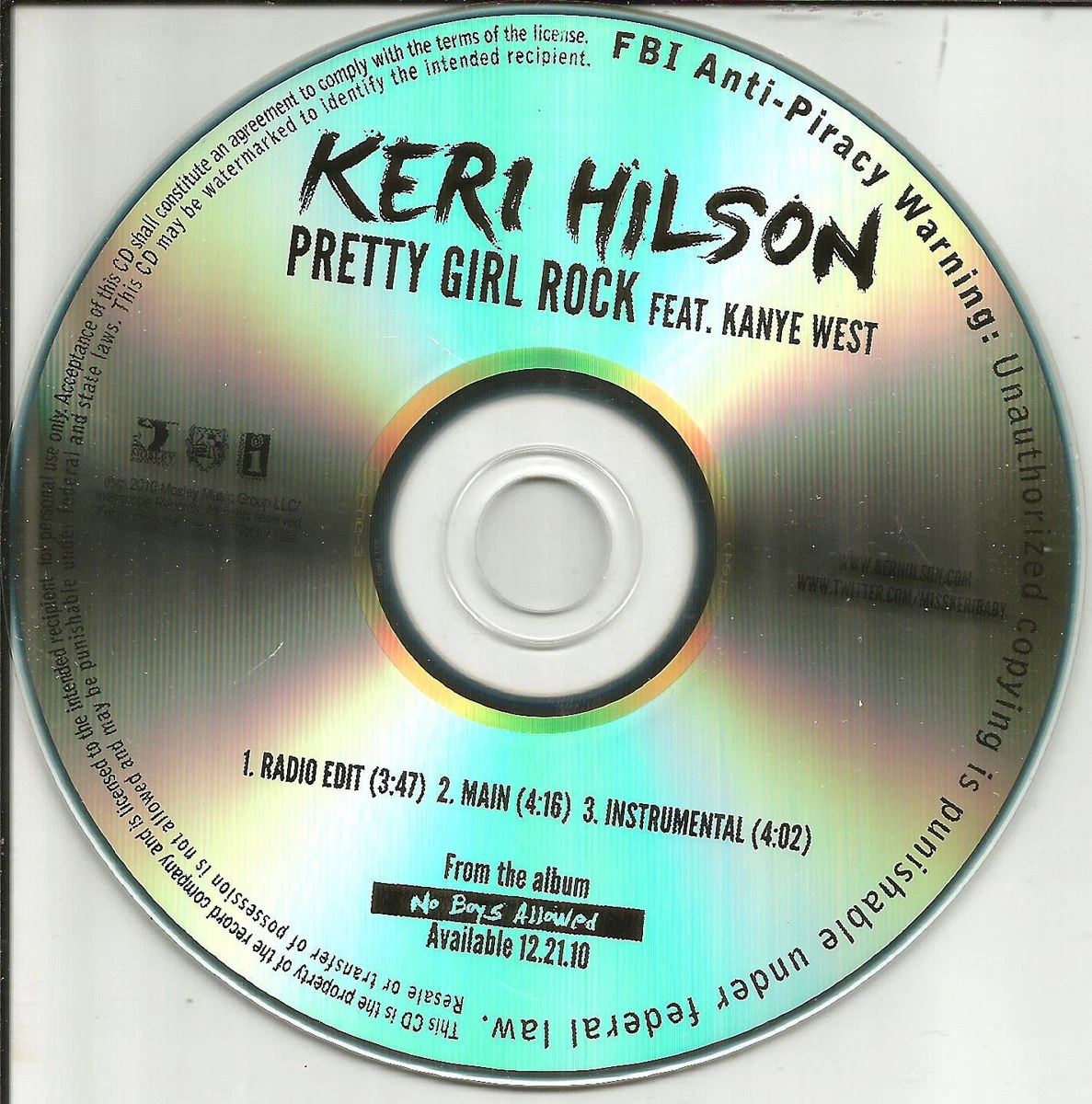 Keri Hilson Pretty Girl Rock Album Cover