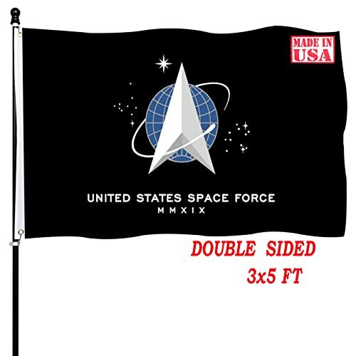 tnpun US Space Force Flag 3x5 Outdoor Double Sided Vivid Color United ...