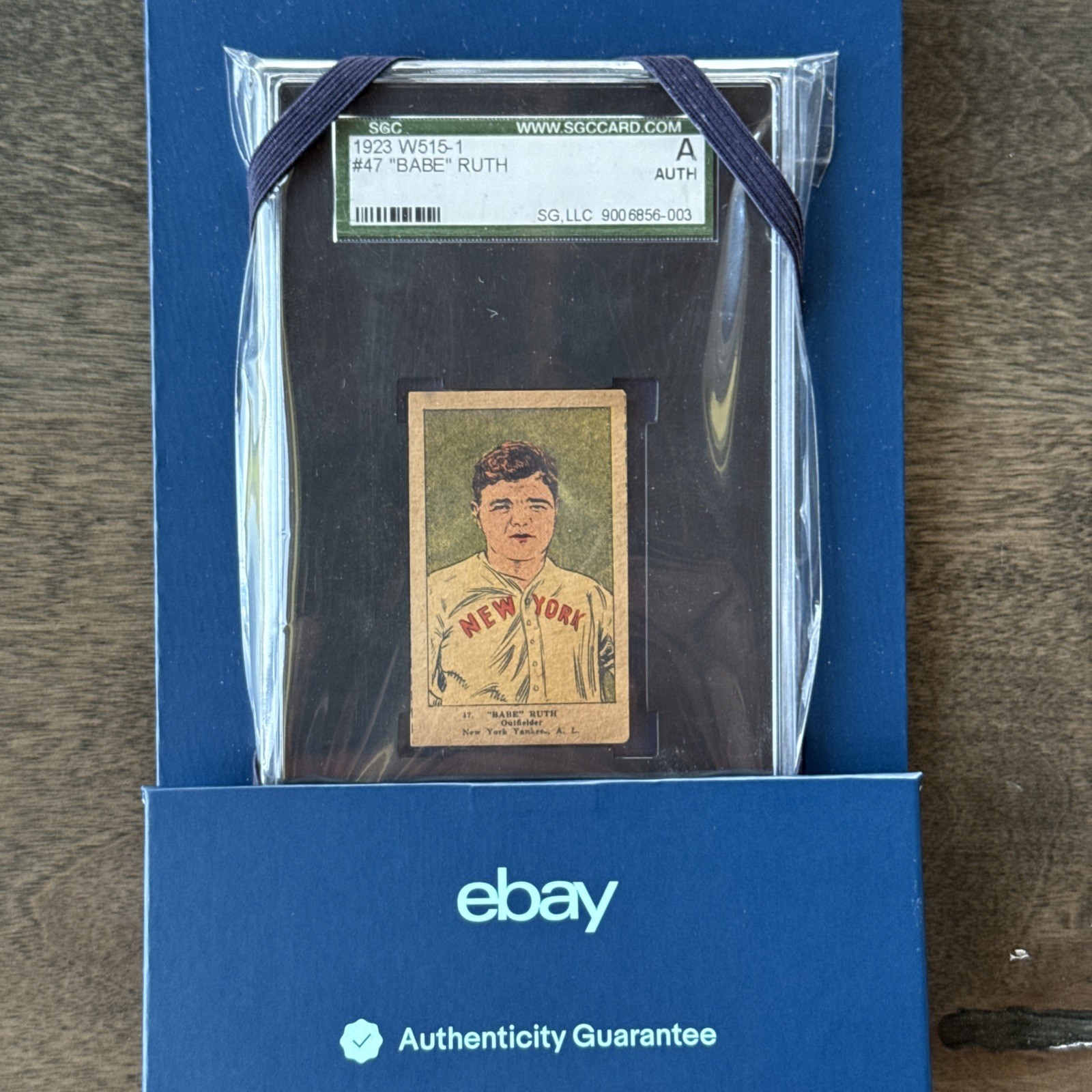 1923 W515-1 Babe Ruth #47 SGC Authentic (Centered!) | eBay