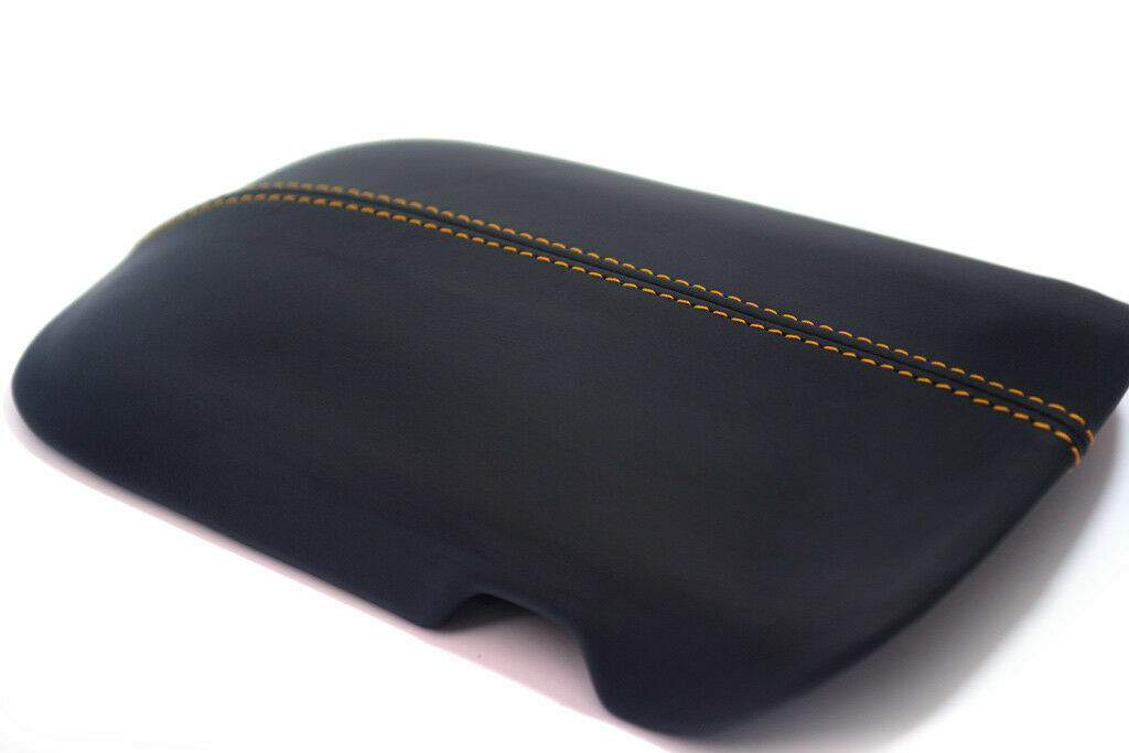 Fits 15-20 Ford Mustang Vinyl Center Console Armrest Cover Black ...