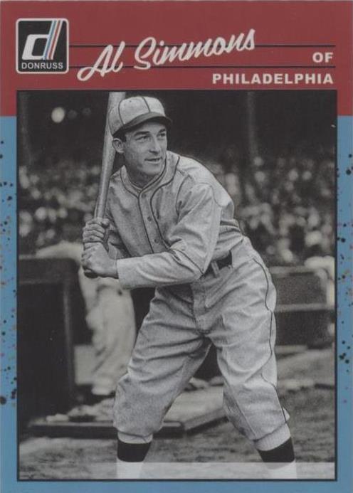 2023 Panini Donruss - Retro 1990 Al Simmons #281 Holo Carolina Blue for ...