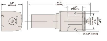 Superwinch 1120210 ATV LT Series 2,000 lbs Electric Winch with Wire ...