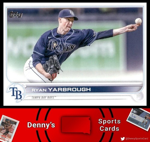 2022 Topps Update #US176 Ryan Yarbrough Tampa Bay Rays Baseball Card | eBay