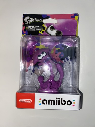 AMIIBO SPLATOON CALAMAR INKLING VIOLET NEON EURO NEW | eBay