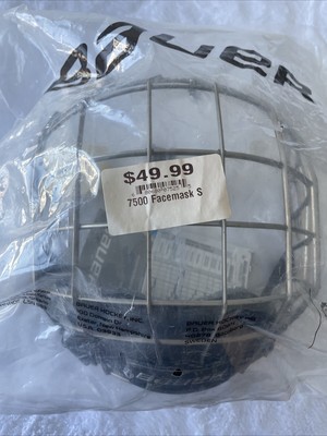 Brand New $49.99 Ice Hockey Bauer 7500 Face mask Size Small. Full Face ...