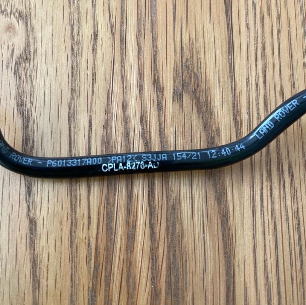 New Genuine Land Rover Range Rover Water Hose Radiator Degas Line ...