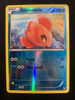Alomomola 38/114 - Pokemon TCG - Black and White - Reverse Holo - Near ...