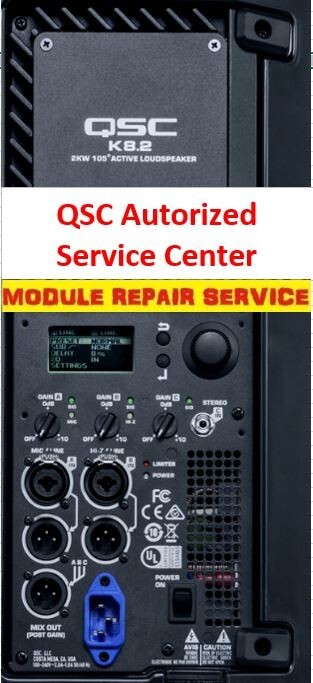 QSC REPAIR SERVICE K12.2 K10.2 K8.2 Boot Loop No Power Resets | eBay