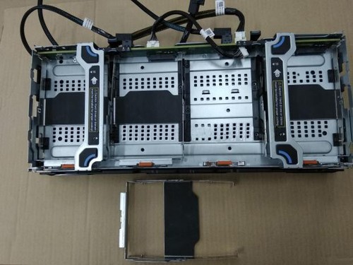 Dell R740xd 4 x 3.5" Drive Expansion Backplane Bay F7DF5 +Cables & 4x ...