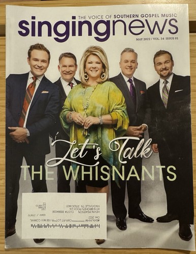 Singing News Southern Gospel Magazine - May 2022 — The Whisnants | eBay