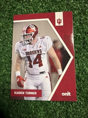 2025ONIT Indiana Hoosiers Football Kaiden Turner Base Card B-36 AL1 | eBay