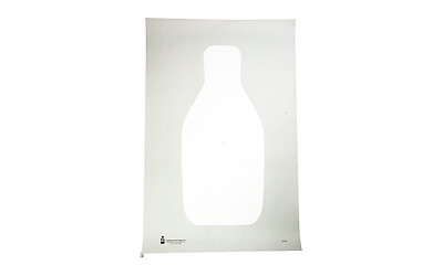 Action Target Standard FBI/DEA Q Target, Bright White, 22 1/2"x34 1/2 ...