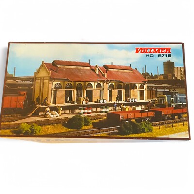 Vollmer HO 5715 Freight Station Model Kit – Vintage HO Scale Railroad ...
