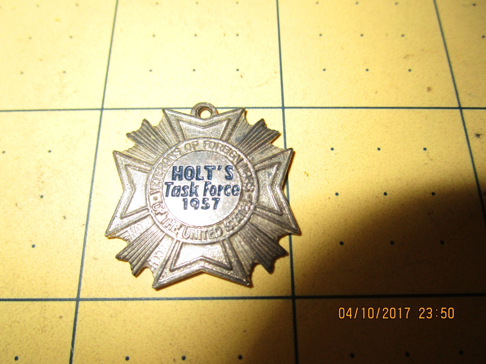 VINTAGE VFW Veterans of Foreign Wars holt's task force 1957 213556 | eBay