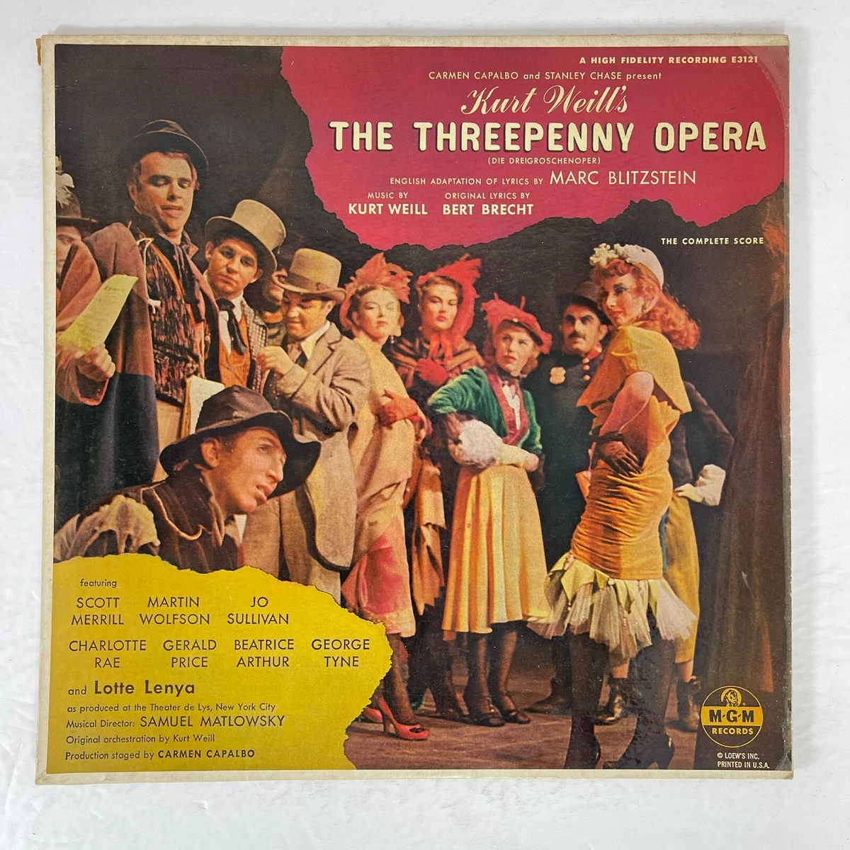 Kurt Weill Threepenny Opera