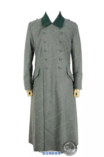 GERMAN ARMY M36 FIELD GREY WOOL GREATCOAT TRENCH COAT SIZE M - WW2 ...