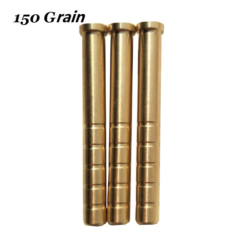 12PK 38-300gr Archery Arrow Inserts Heavy Weight Brass Base ID6.2mm ...