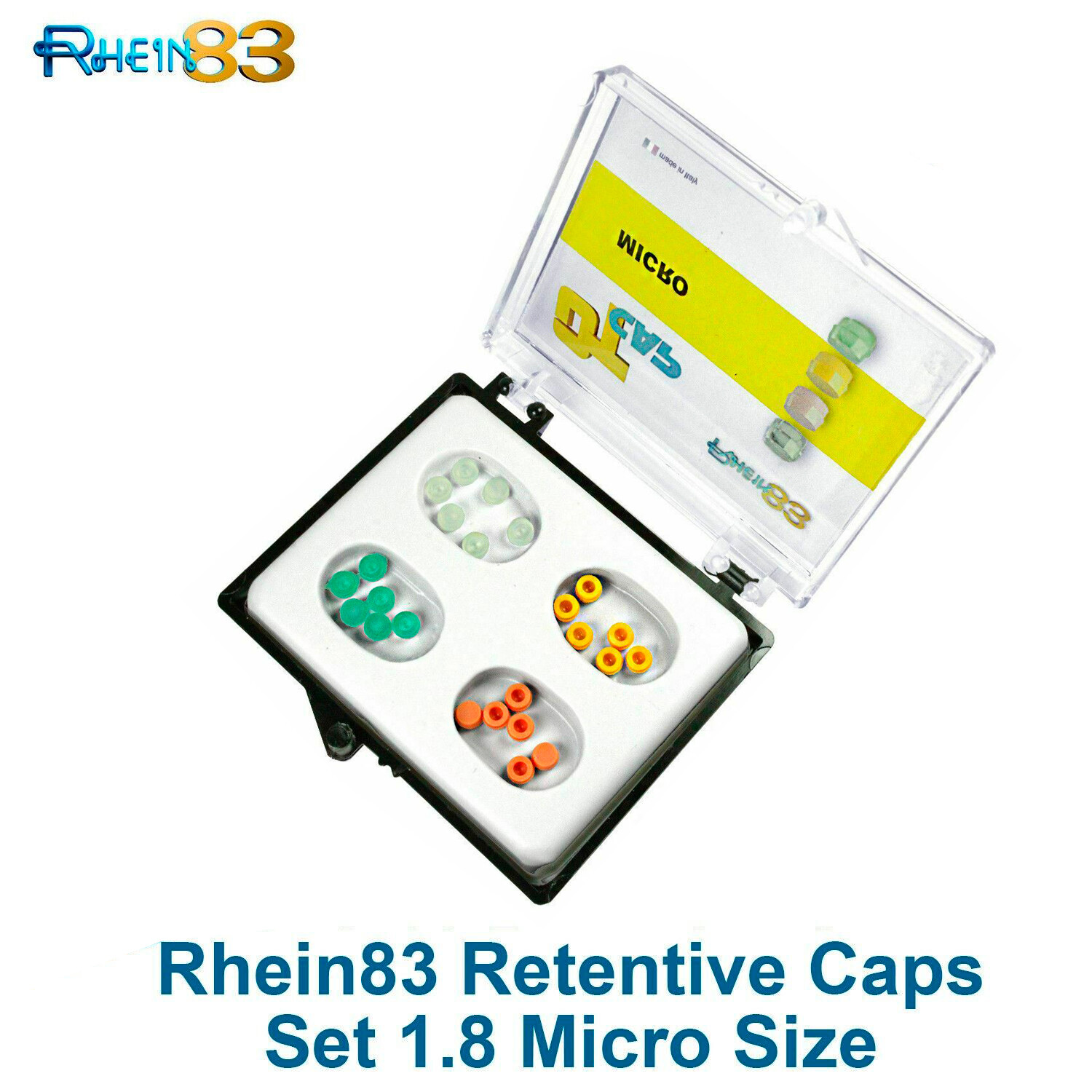 RS Dental Lab Implant Micro Caps Retentive 1.8mm Spherical Ball ...