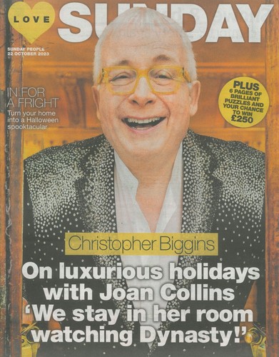 Love Sunday Magazine: Christopher Biggins, Denise Fergus, Halloween, 22 ...