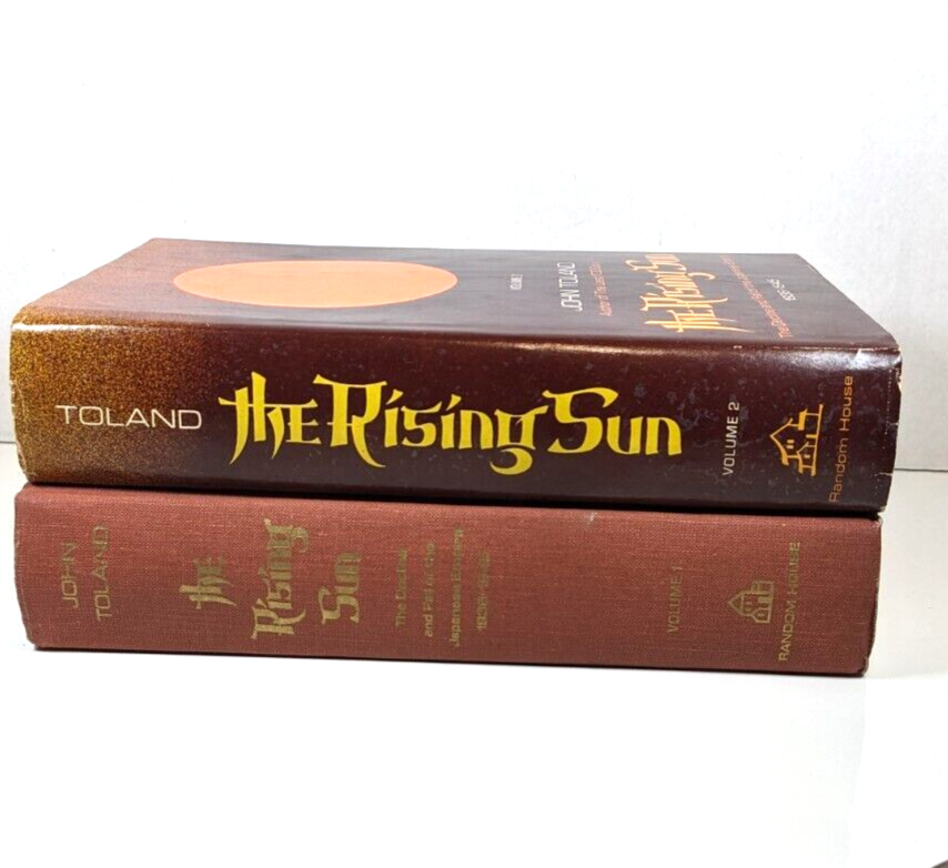 Complete Set The Rising Sun Series by John Toland vol. 1,2 1stEd 1970 ...