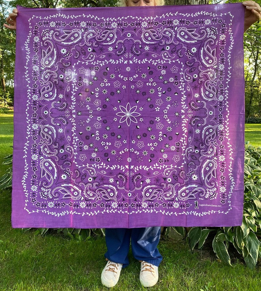 SALE! 18 Colors! Giant Extra Large Texas Size Paisley Bandana 42x42 | eBay
