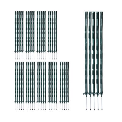 48" Electric Fence Posts (50 Pack) - Heavy Duty Step-in Posts For Farms ...