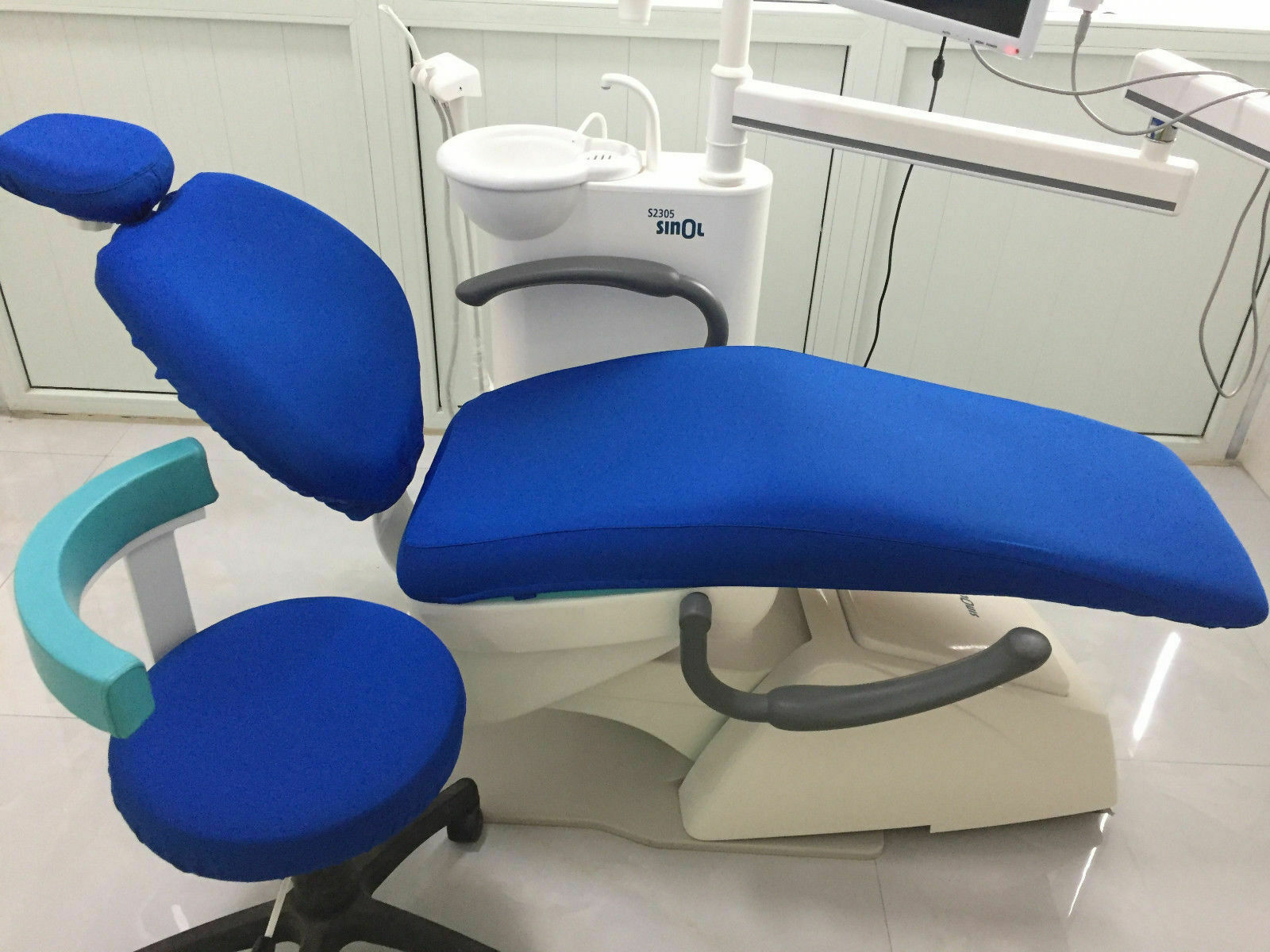 1Set Dental Unit Cover Cloth Dentist Chair Protector Sleeves Washable ...
