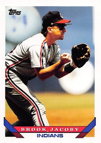 Brook Jacoby 1993 Topps 303 Cleveland Indians Baseball Card | eBay
