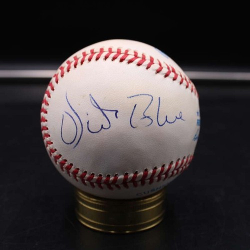 Vida Blue Signed Rawlings OAL Baseball Autograph 1971 MVP AL Cy Young ...