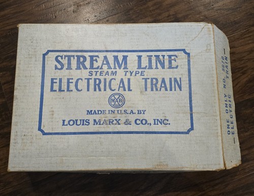 Louis Marx & Co Stream Line Steam Type Electrical Train 5620 | eBay