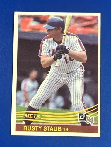 1984 Donruss Baseball Rusty Staub New York Mets #554 | eBay