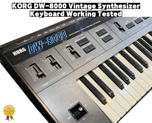 KORG DW-8000 Vintage Synthesizer Keyboard Working Tested | eBay