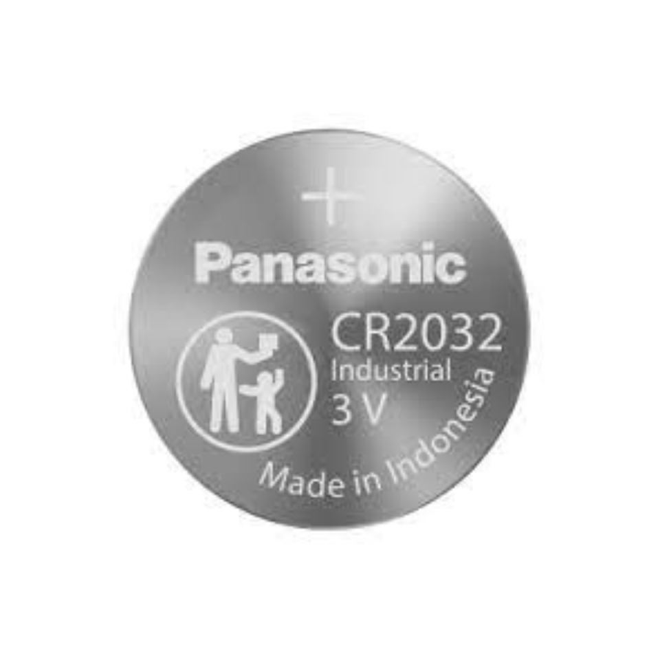 10x Panasonic CR2032 INDUSTRIAL Lithium Battery 3V Coin Cell SUPER ...