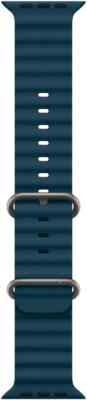 Genuine Apple Watch Band - Ocean Band (49mm) - Blue - (VG) | eBay