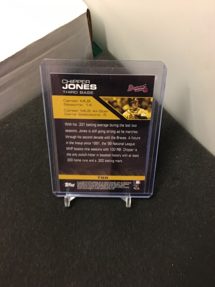 Chipper Jones 2008 Topps Stars Insert card TS8 Atlanta Braves | eBay