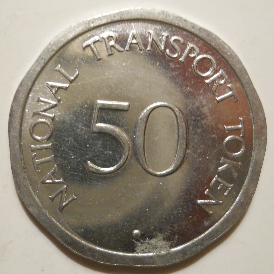 50p National Transport Token (Great Britain) - Edinburgh Castle | eBay