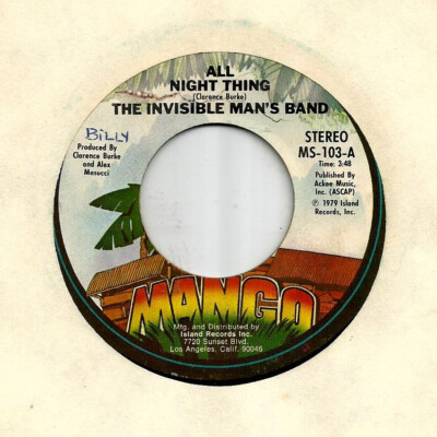 THE INVISIBLE MAN'S BAND - ALL NIGHT THING (VOCAL & INSTRUMENTAL)-U.S.A ...