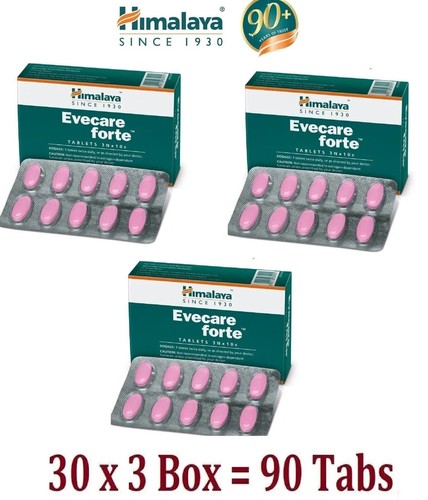 Himalaya Evecare Forte 90 Tabs (3x30) | Women's Wellness | Exp 03/2027 ...
