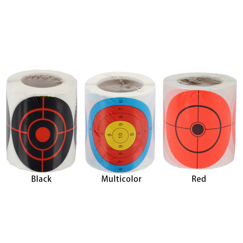 200 Pcs/Roll Useful Self Adhesive Shooting Targets Paper for Archery ...
