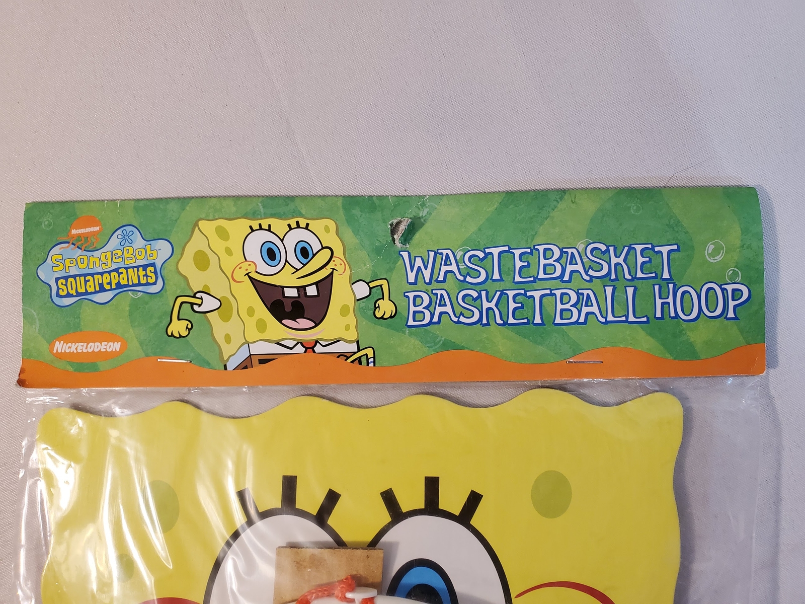 SpongeBob SquarePants Waste Basket Basketball Hoop VTG 2003 NOS ...