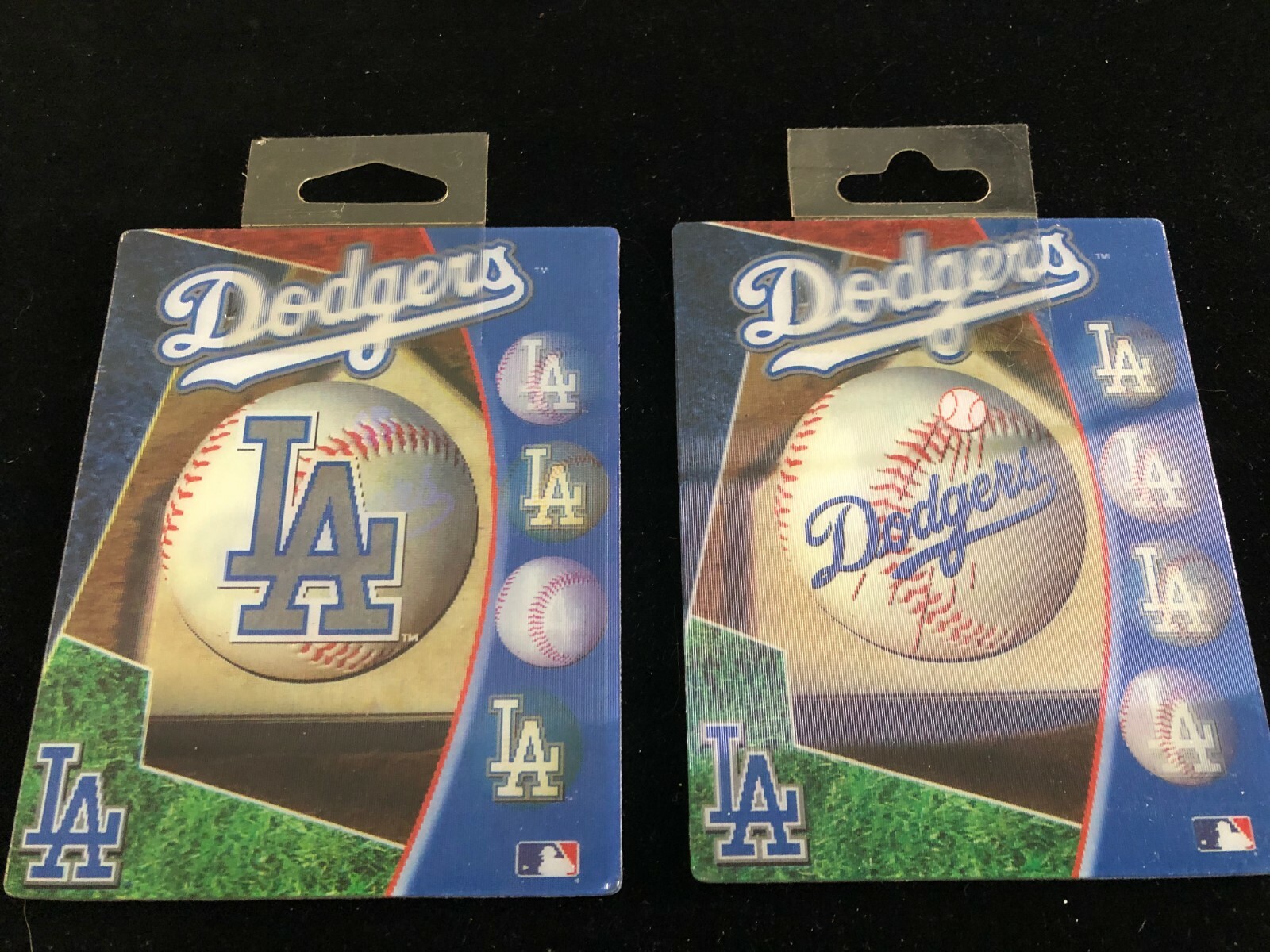 TWO (2) NEW Los Angeles Dodgers Magnets - 4" x 6" - Oscillating Images ...